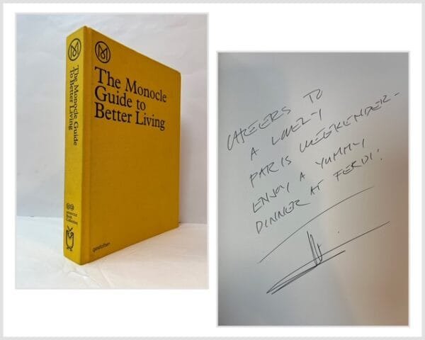 The Monocle Guide to Better Living (INSCRIBED COPY) - Quinto Bookshop